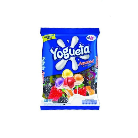 YOGUETA ASSORTED FLAVOURED (48 Pcs) – Bettys Sweets