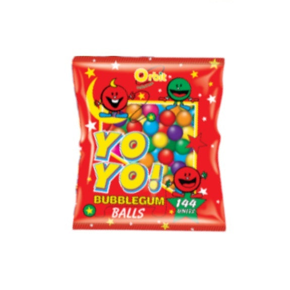 ORBIT YOYO TUTTI FRUTTI BUBBLE GUM 144pcs – Bettys Sweets