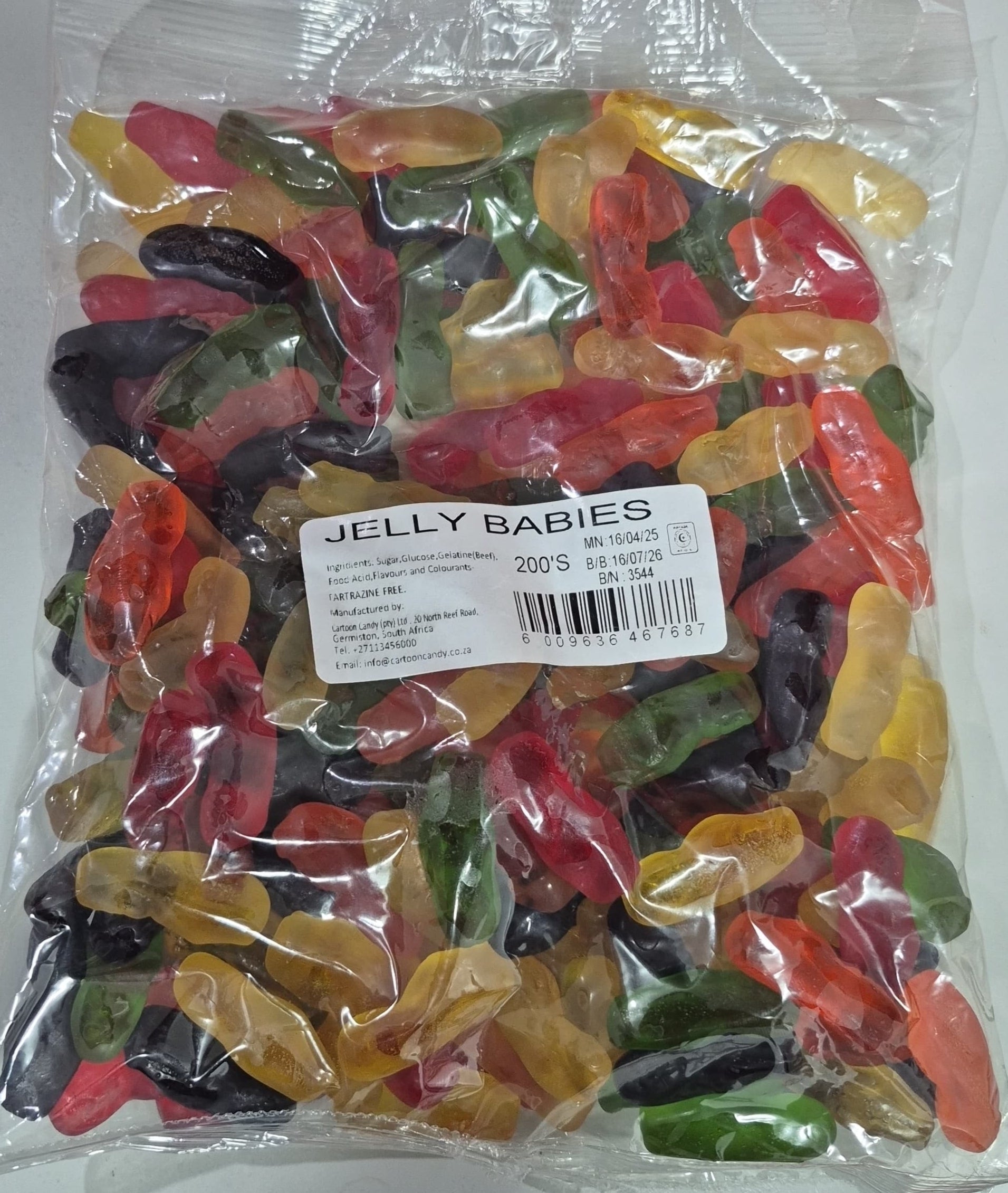 CARTOON CANDY JELLY BABIES (200’s) – Bettys Sweets