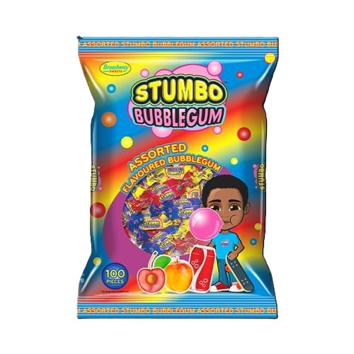 STUMBO BUBBLEGUM ASSORTED – Bettys Sweets